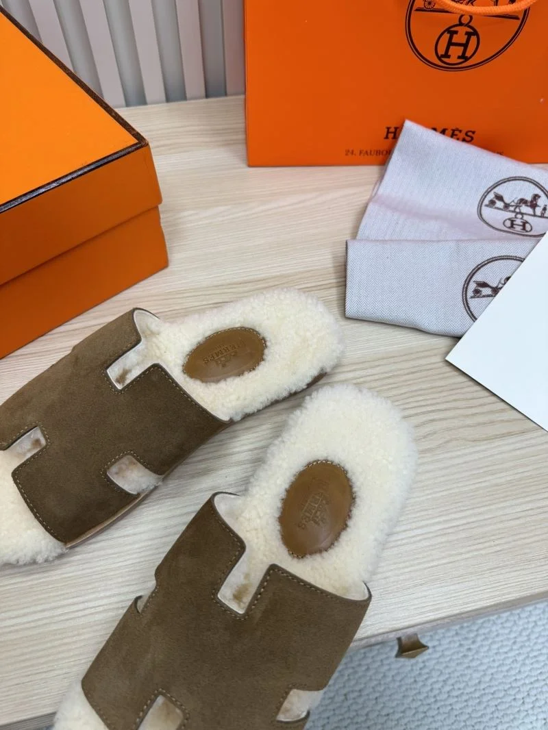 Indistinguishable Hermes Slippers