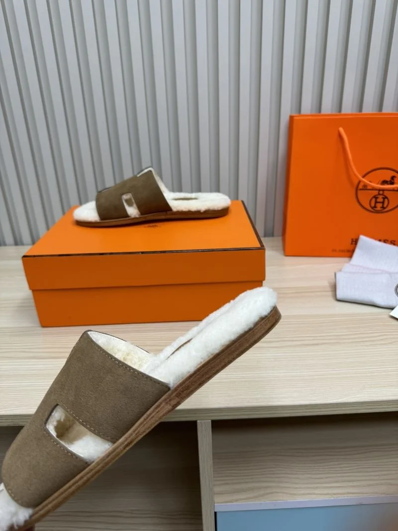 Indistinguishable Hermes Slippers