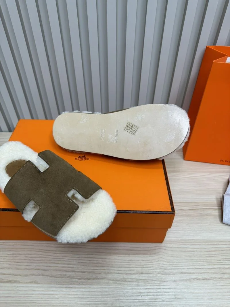 Indistinguishable Hermes Slippers