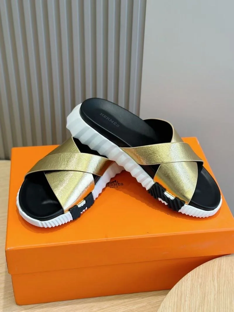 Brand-authenticated Hermes Slippers