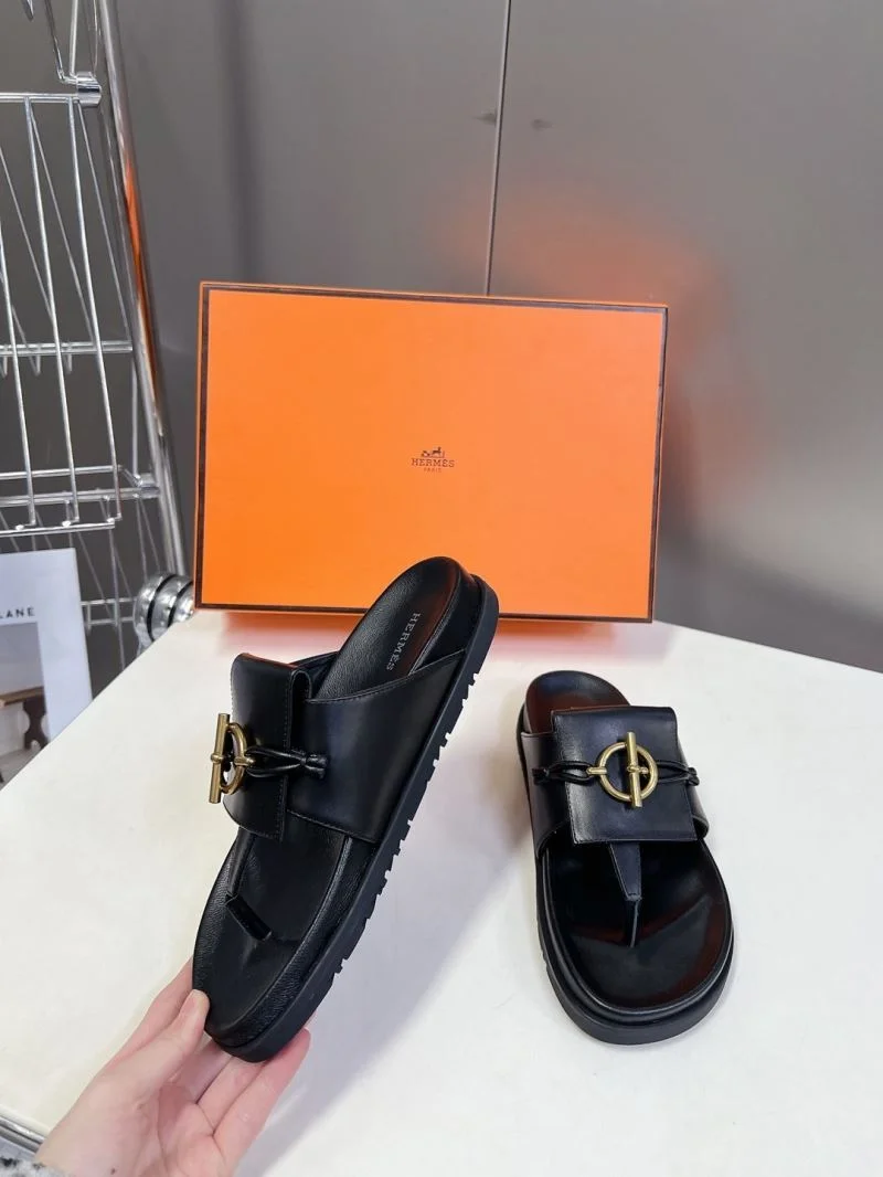 Indistinguishable Hermes Slippers