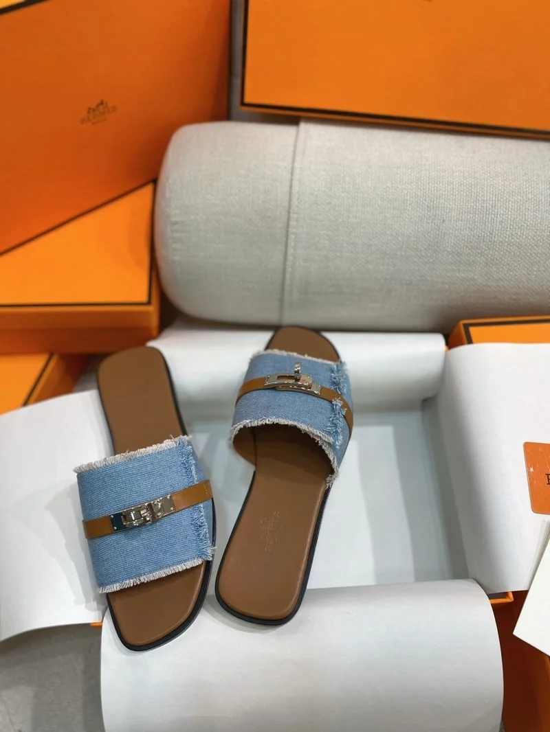 Indistinguishable Hermes Slippers