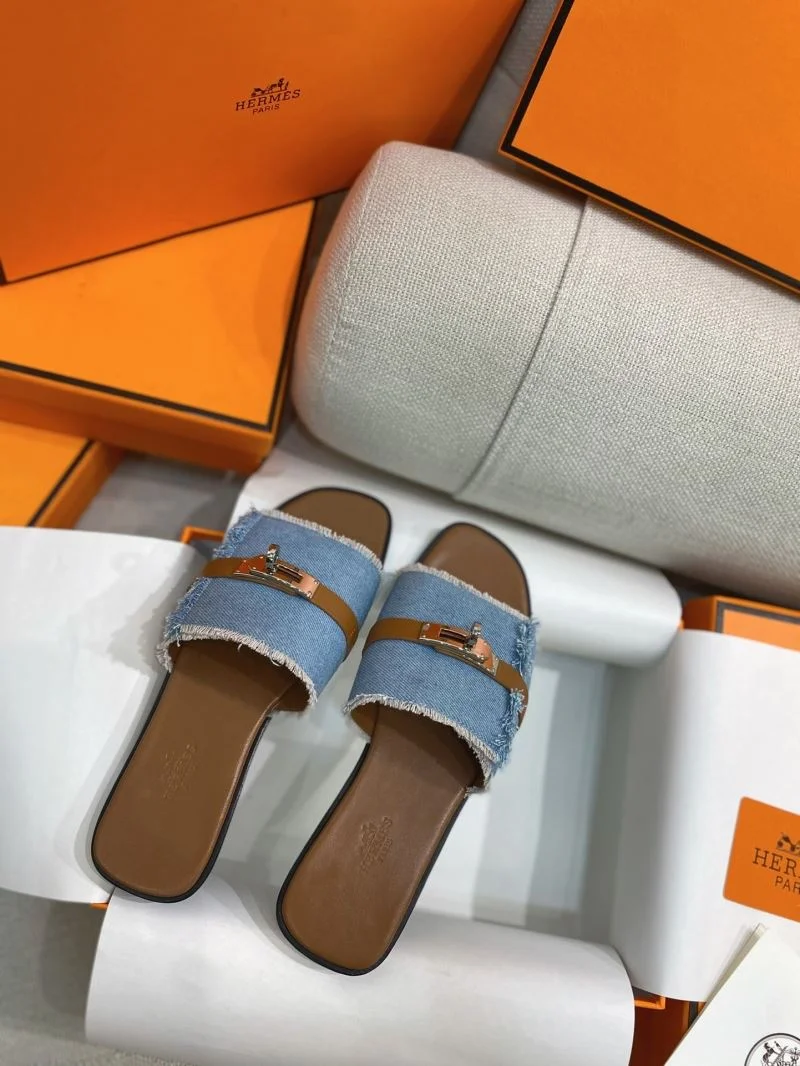 Indistinguishable Hermes Slippers