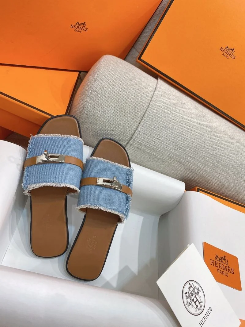 Indistinguishable Hermes Slippers