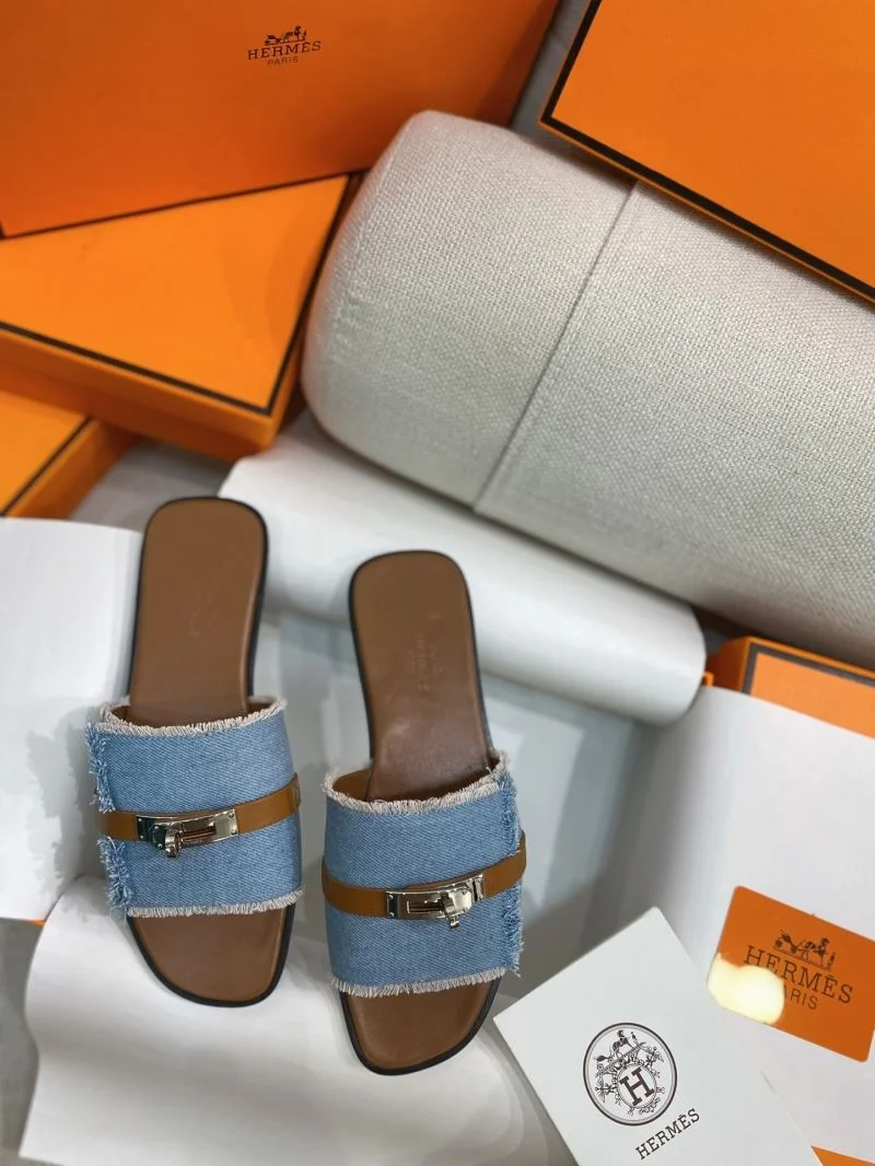 Indistinguishable Hermes Slippers
