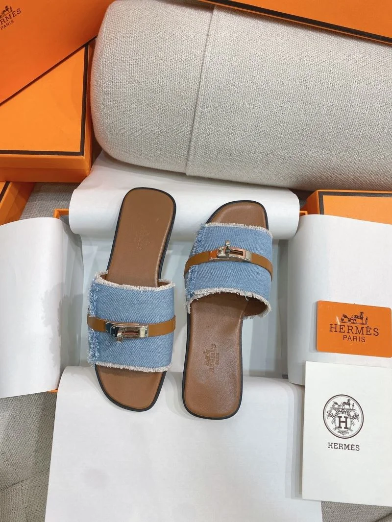 Indistinguishable Hermes Slippers