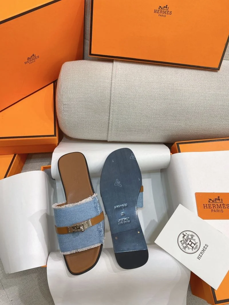 Indistinguishable Hermes Slippers