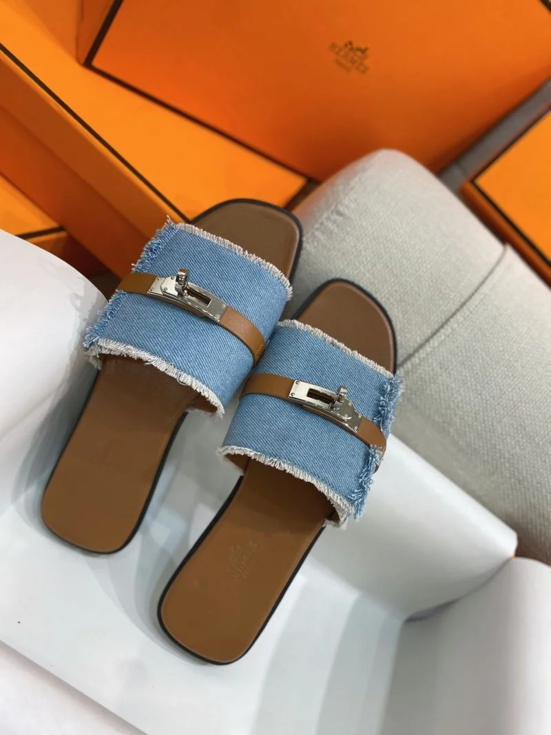 Indistinguishable Hermes Slippers