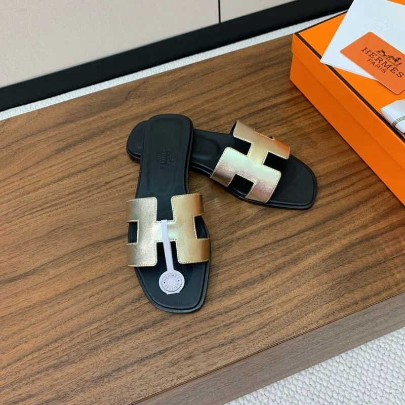 Brand-authenticated Hermes Slippers