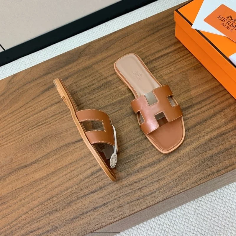 Mirror quality Hermes Slippers