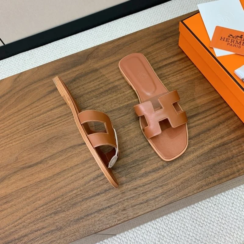 Brand-authenticated Hermes Slippers