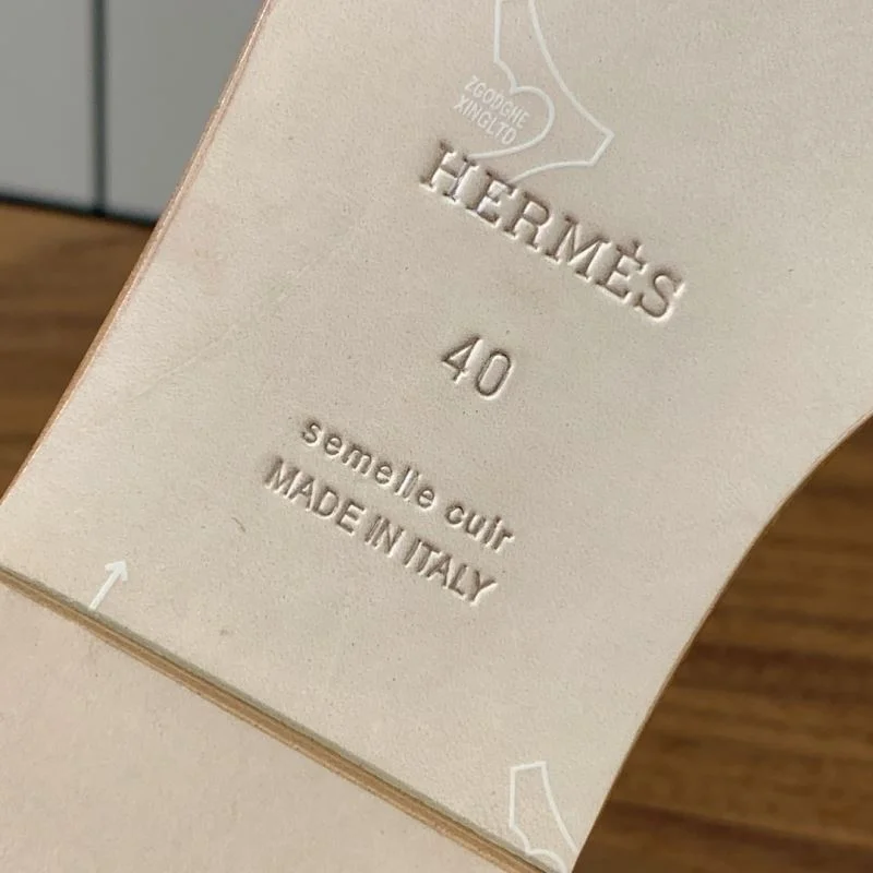Brand-authenticated Hermes Slippers