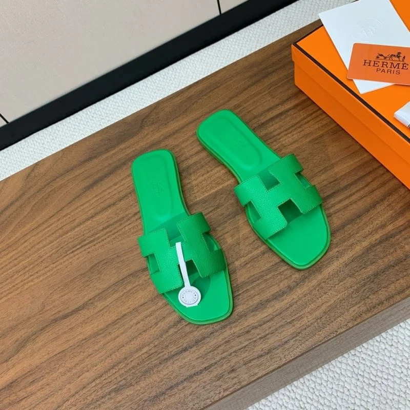 Indistinguishable Hermes Slippers
