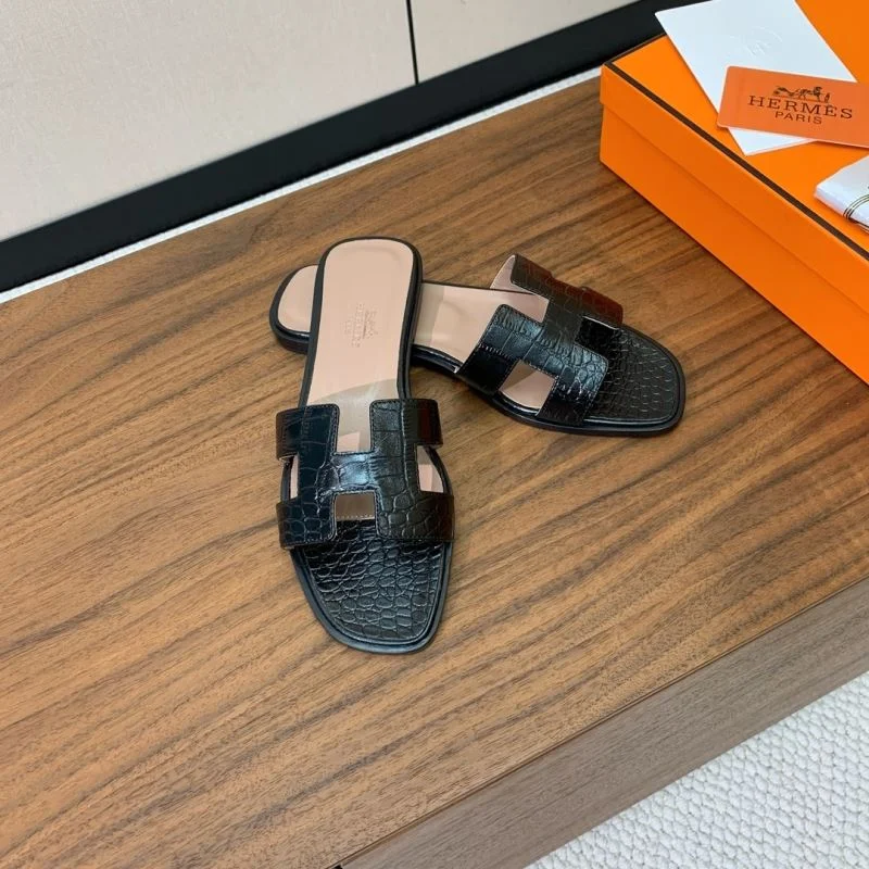 Indistinguishable Hermes Slippers