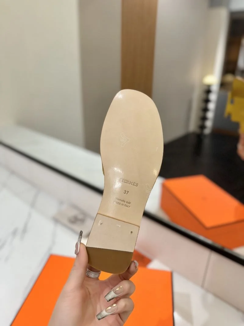 Real Hermes Slippers