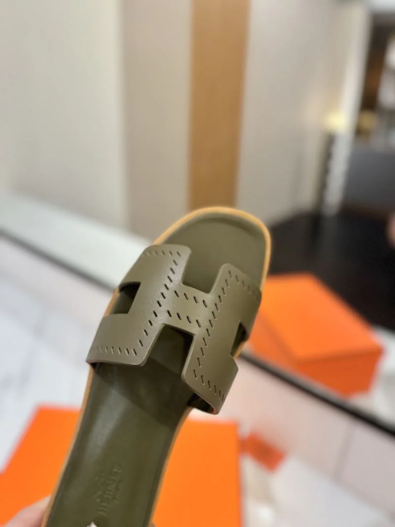 Indistinguishable Hermes Slippers