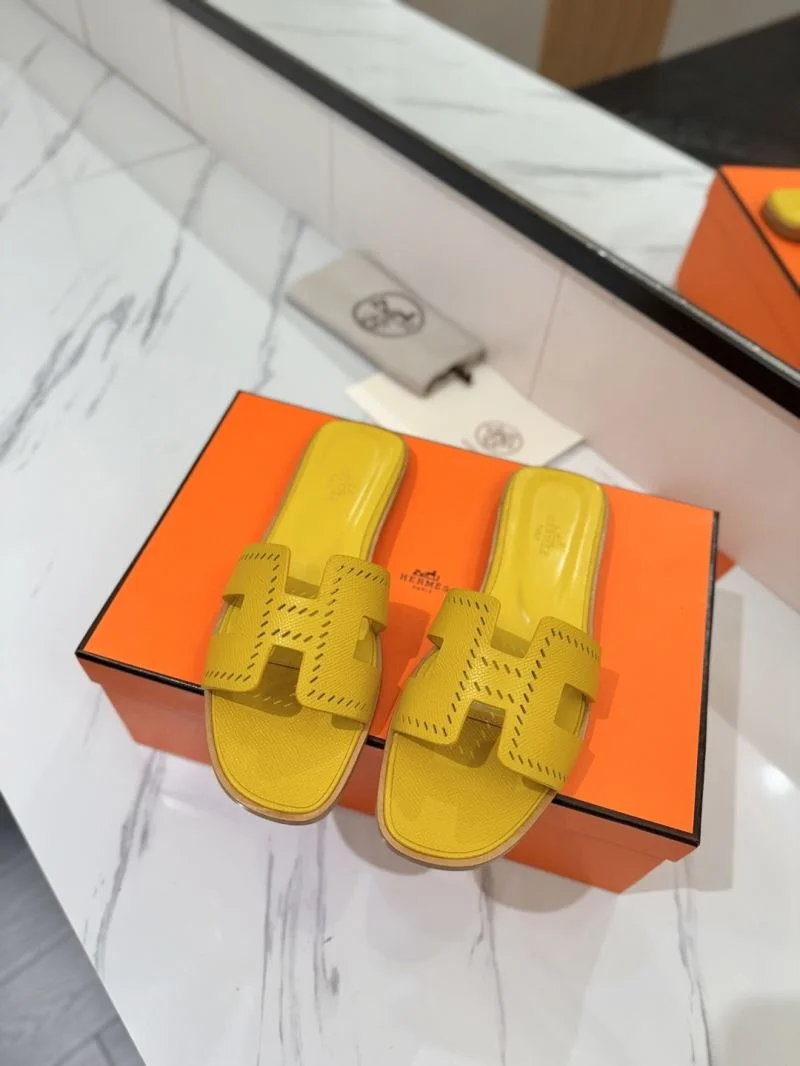 Value-priced Hermes Slippers