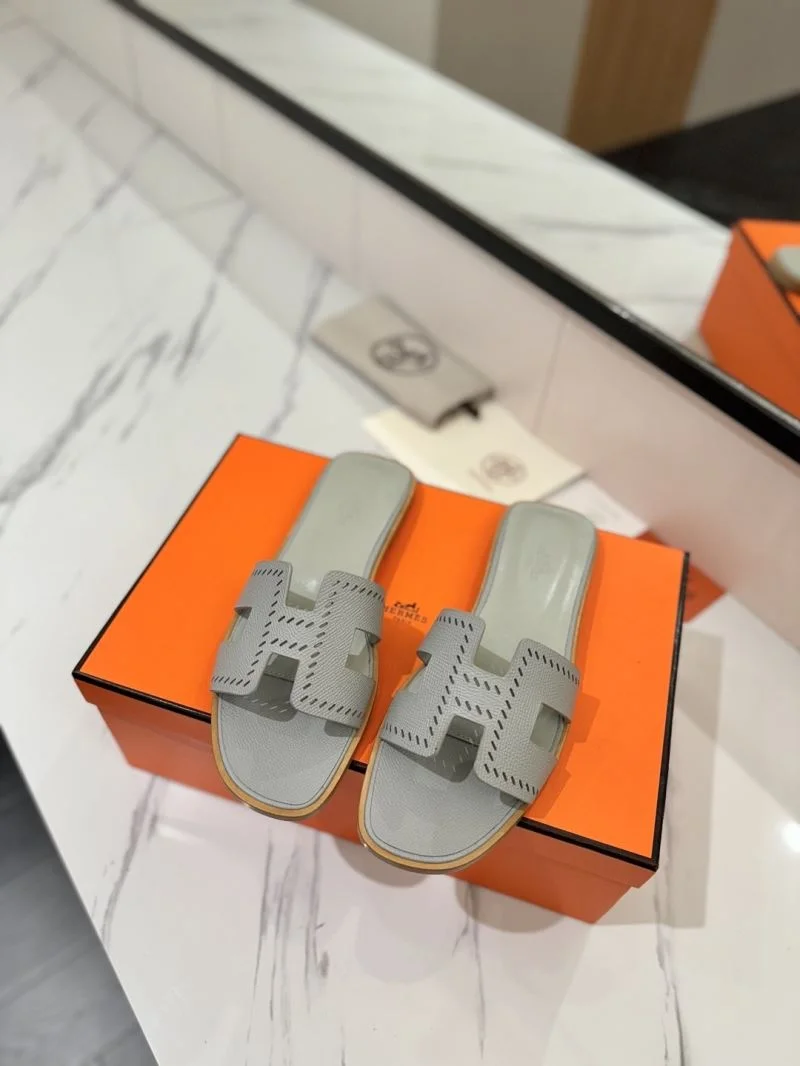Real Hermes Slippers