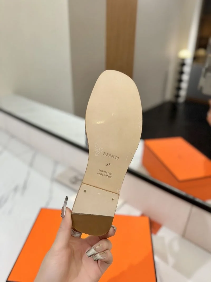 Real Hermes Slippers