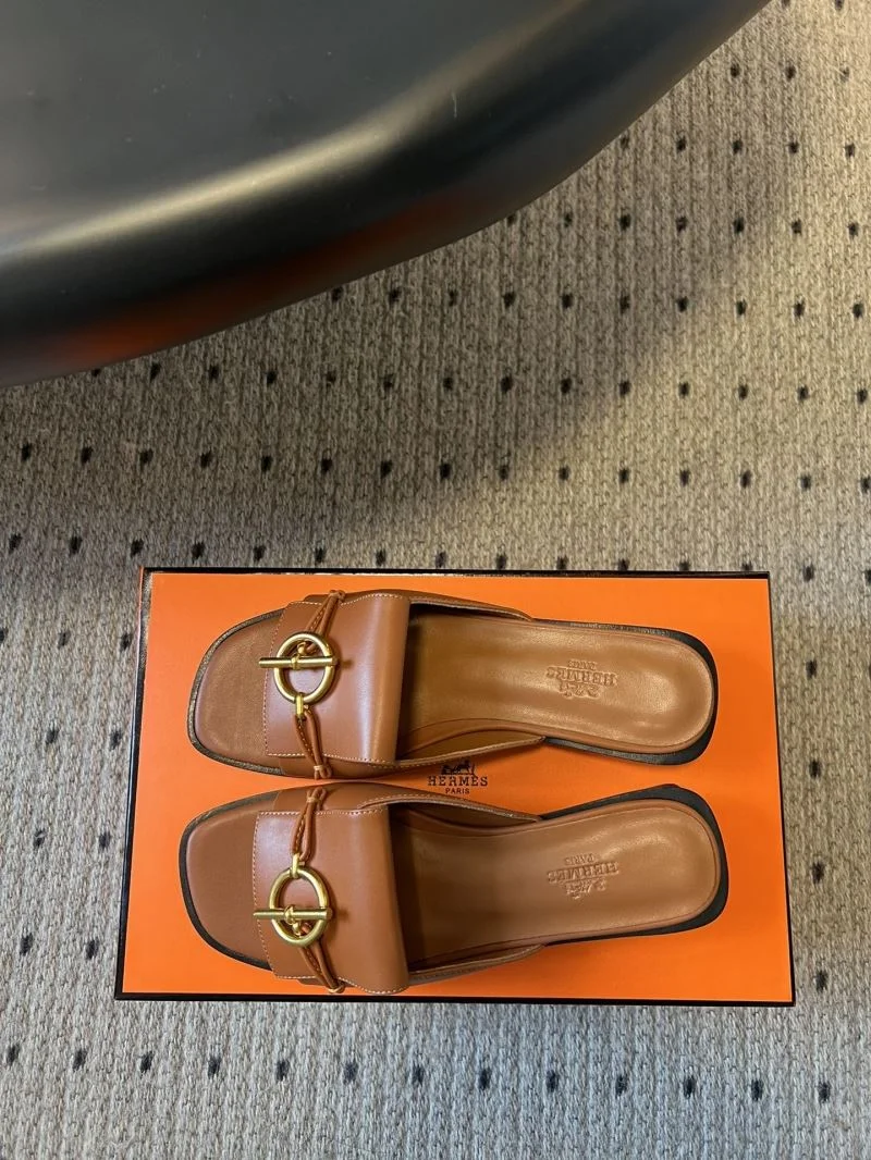 Real Hermes Slippers