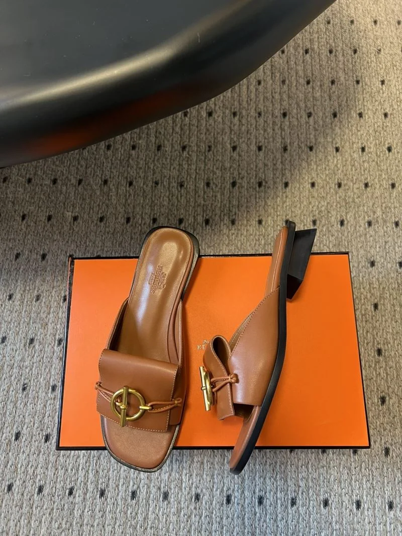 Real Hermes Slippers