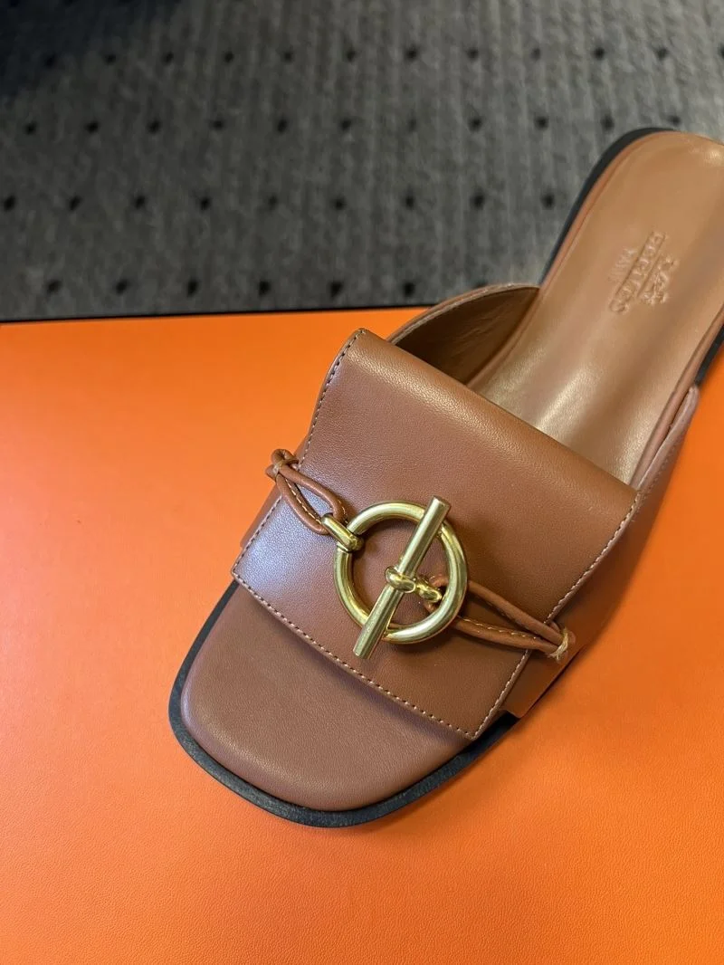 Real Hermes Slippers