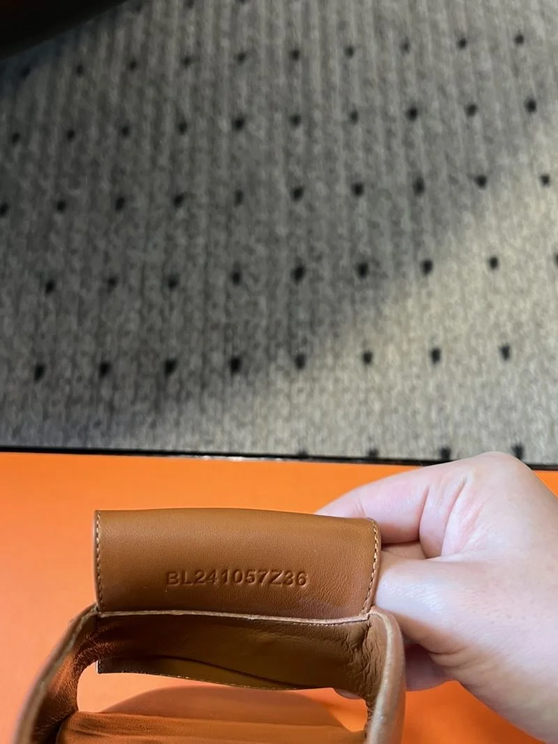 Real Hermes Slippers