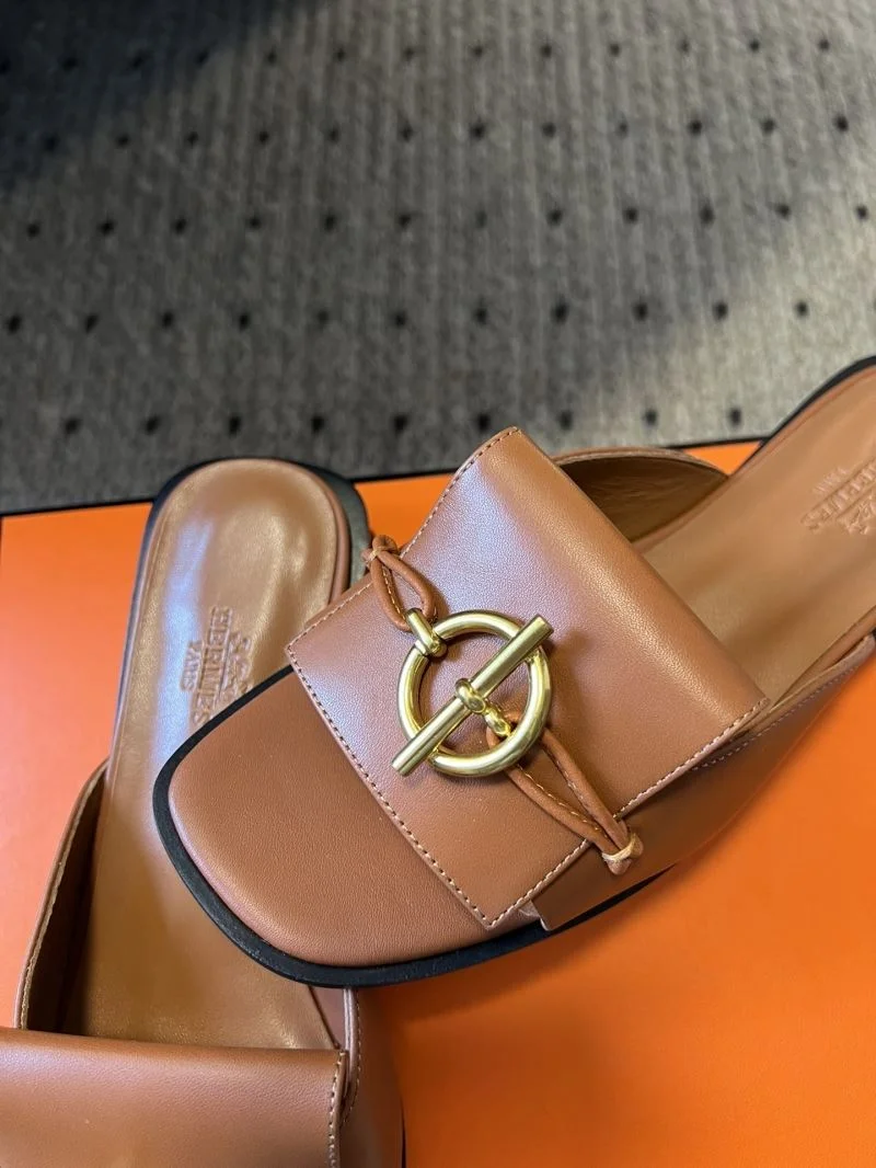 Real Hermes Slippers