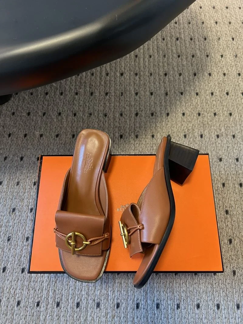 Indistinguishable Hermes Slippers