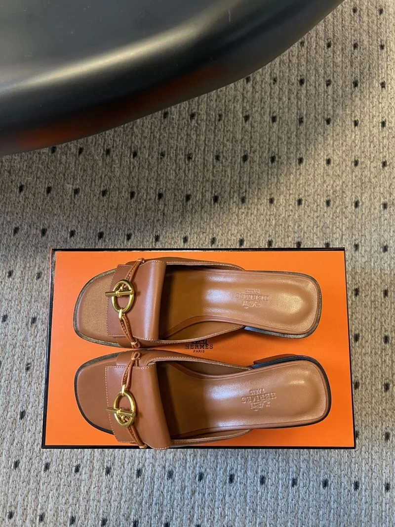 Indistinguishable Hermes Slippers
