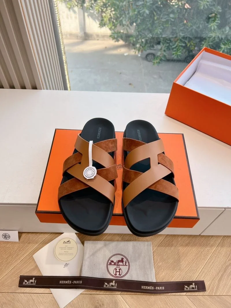 Indistinguishable Hermes Slippers