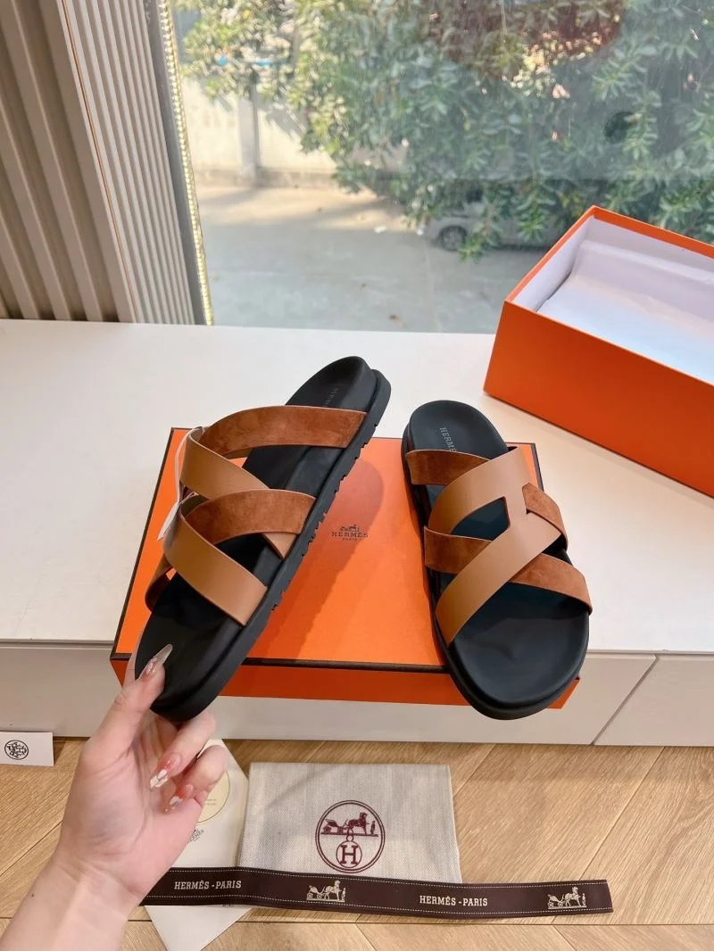 Indistinguishable Hermes Slippers