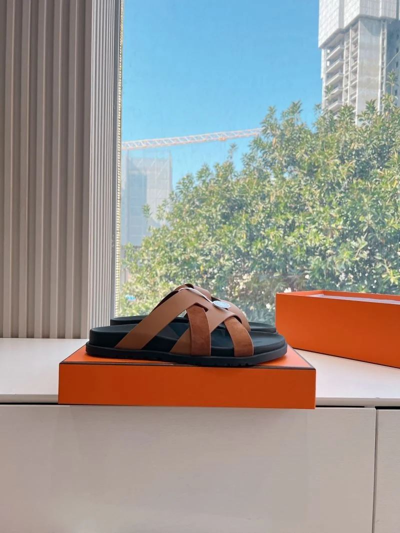 Indistinguishable Hermes Slippers