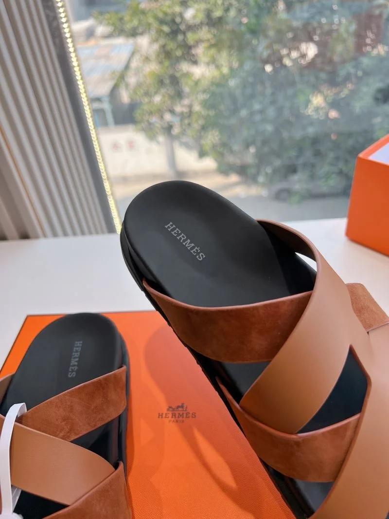 Indistinguishable Hermes Slippers