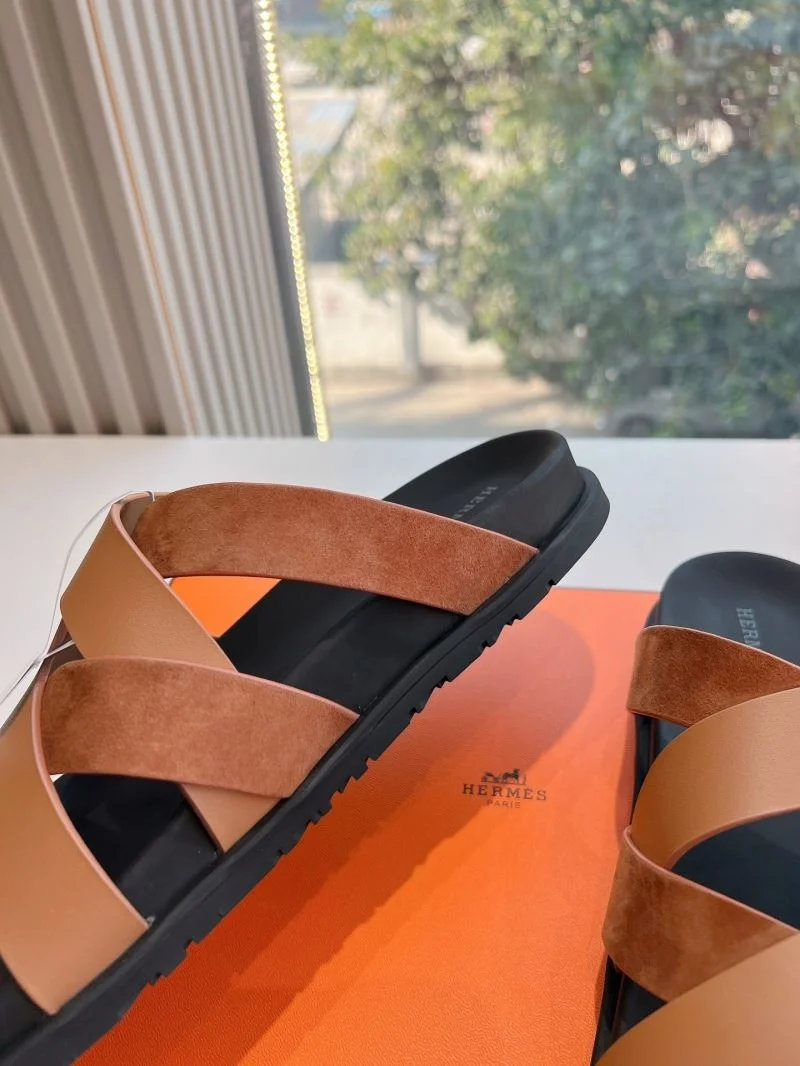 Indistinguishable Hermes Slippers