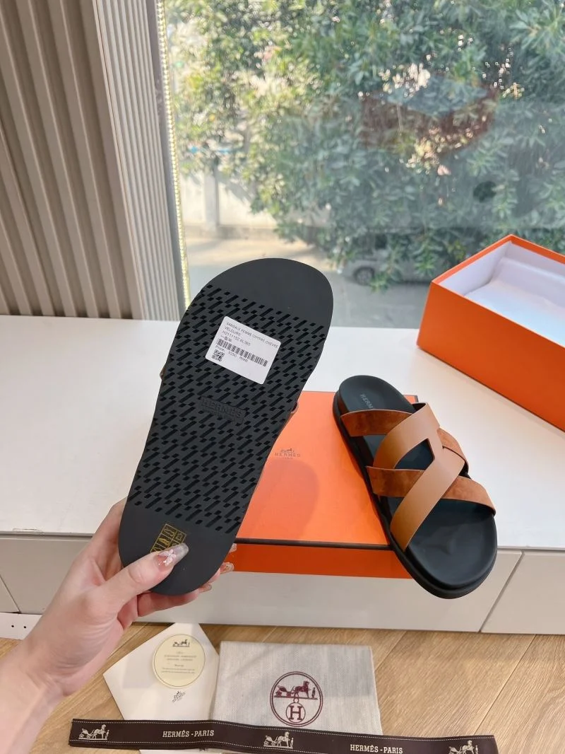 Indistinguishable Hermes Slippers