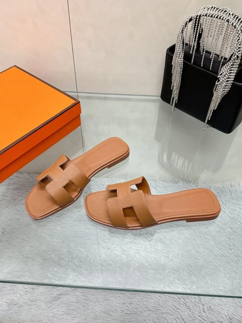Real Hermes Slippers