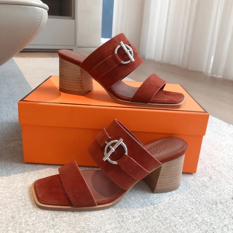 Brand-authenticated Hermes Slippers