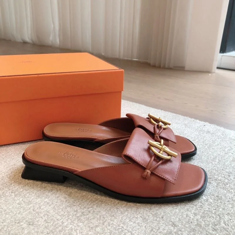 Real Hermes Slippers