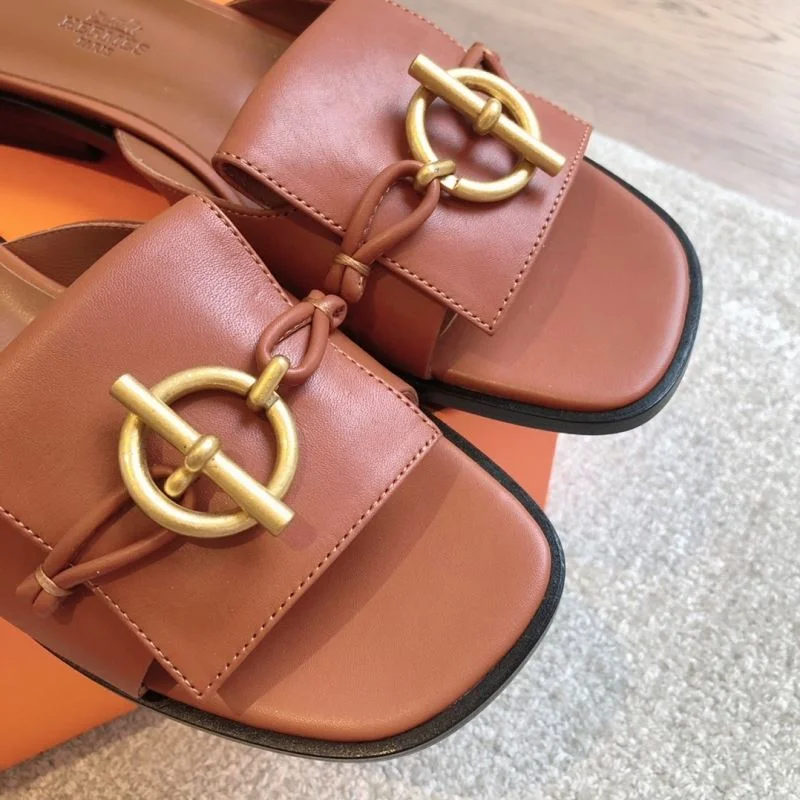 Real Hermes Slippers