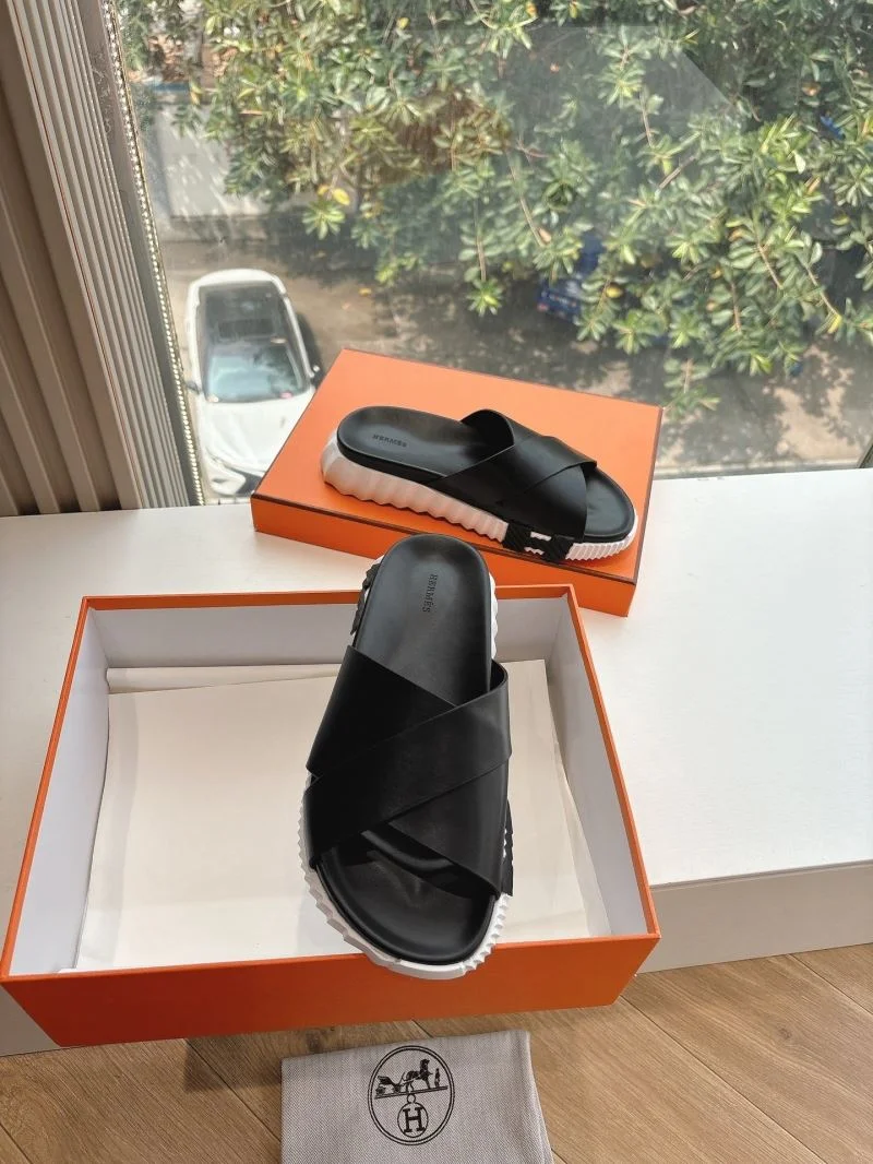 Indistinguishable Hermes Slippers