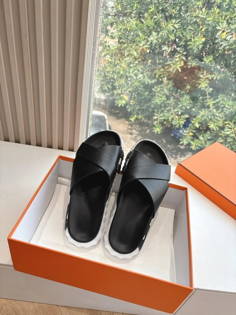 Indistinguishable Hermes Slippers