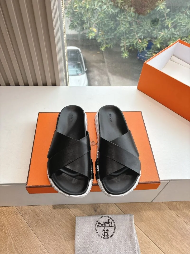 Indistinguishable Hermes Slippers