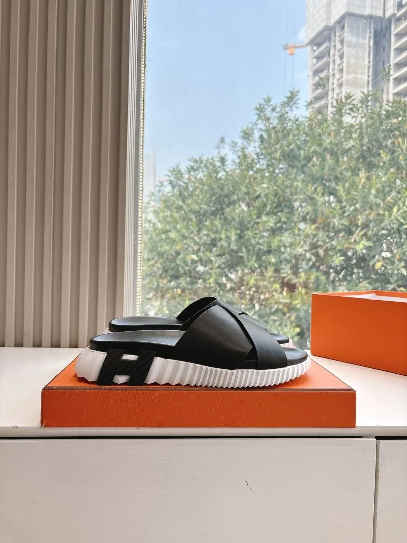 Indistinguishable Hermes Slippers