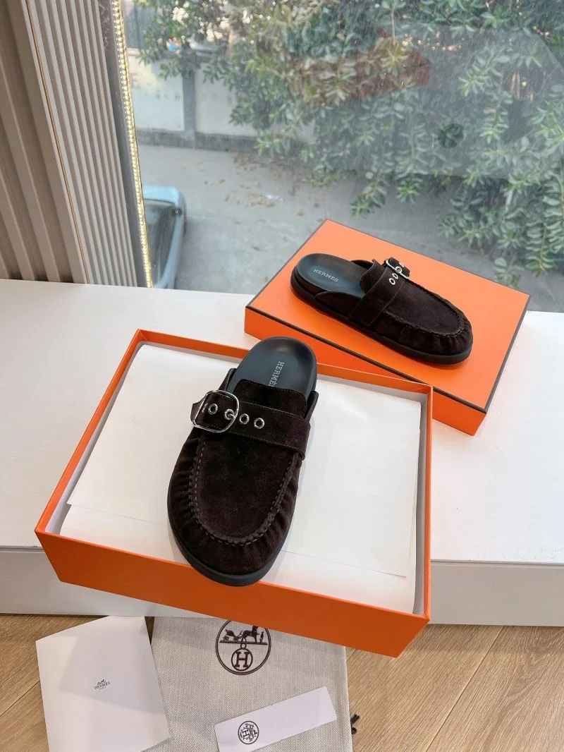 Brand-authenticated Hermes Slippers