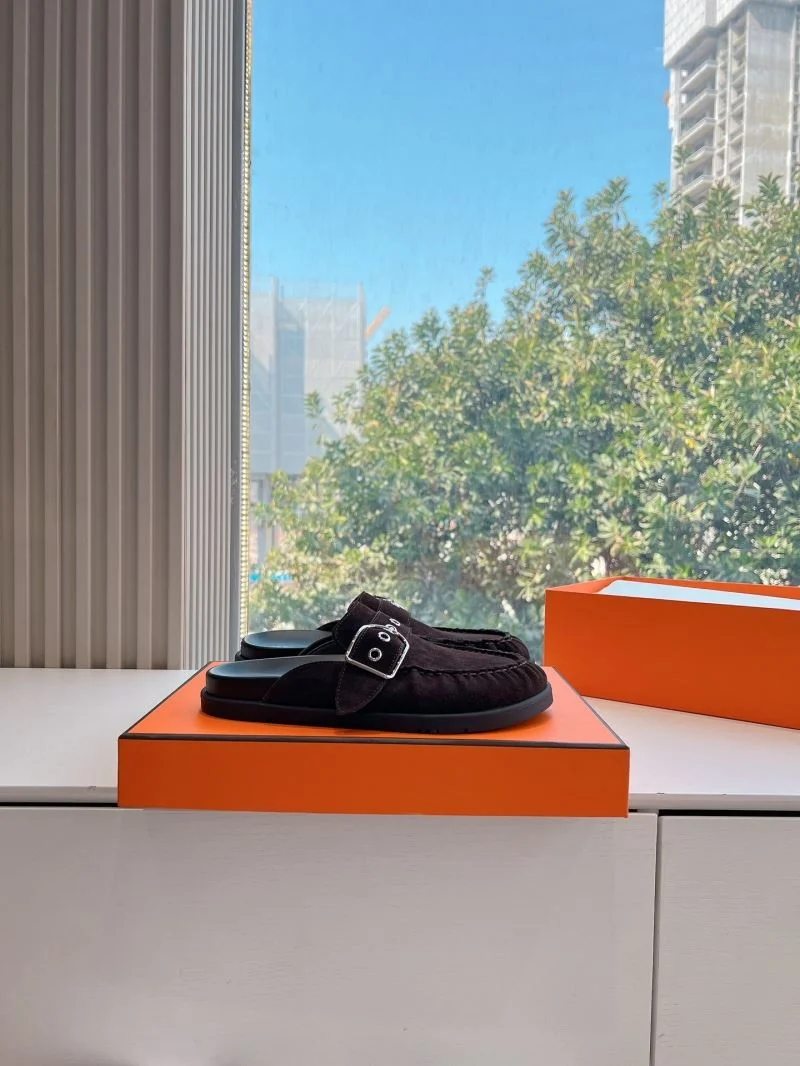 Brand-authenticated Hermes Slippers