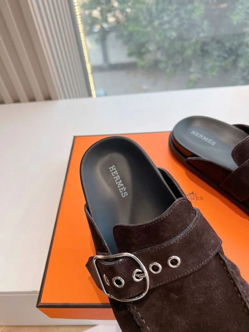 Brand-authenticated Hermes Slippers