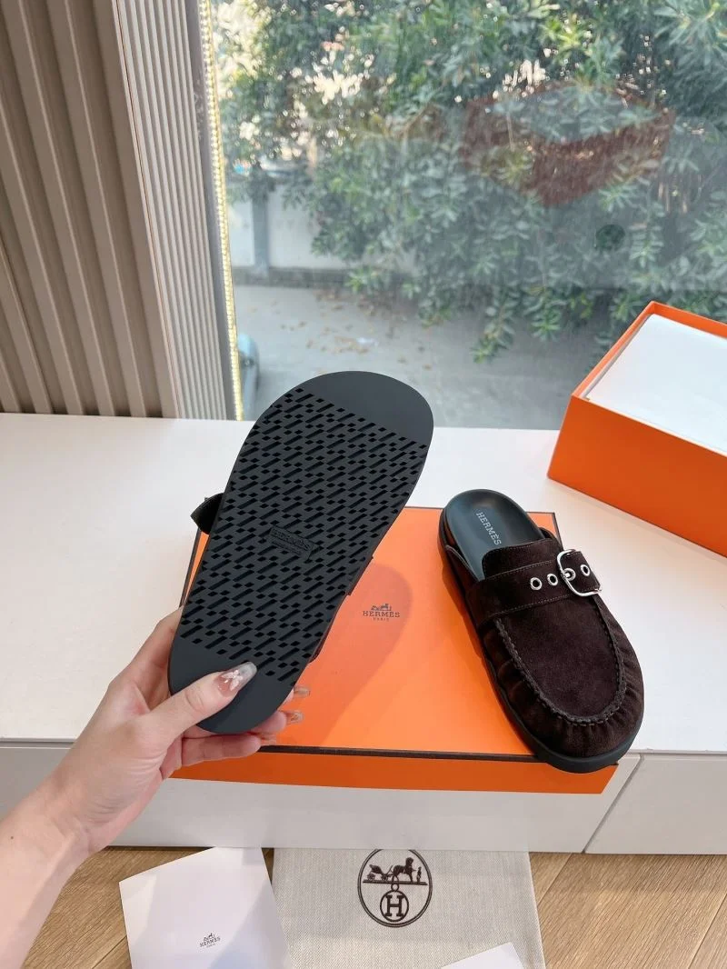 Brand-authenticated Hermes Slippers