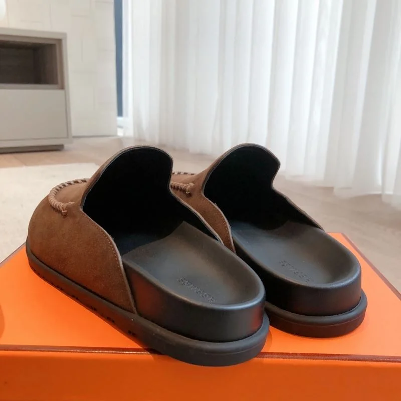 Indistinguishable Hermes Slippers