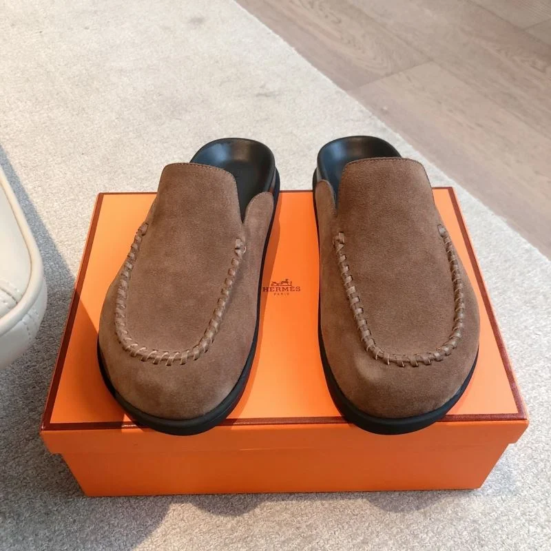 Brand-authenticated Hermes Slippers